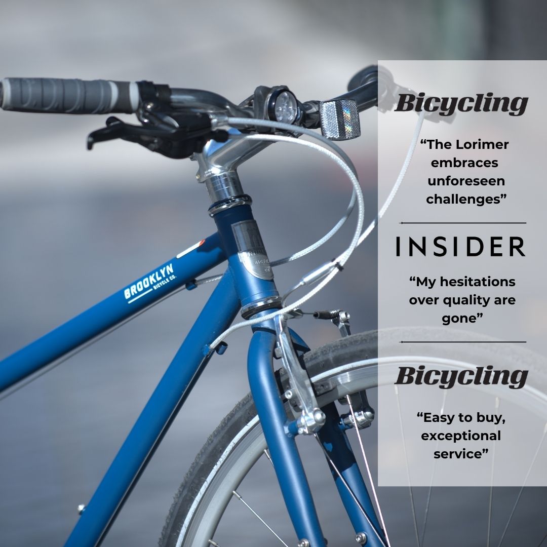 Lorimer Hybrid Bike | City Commuter Ride – Brooklyn Bicycle Co.