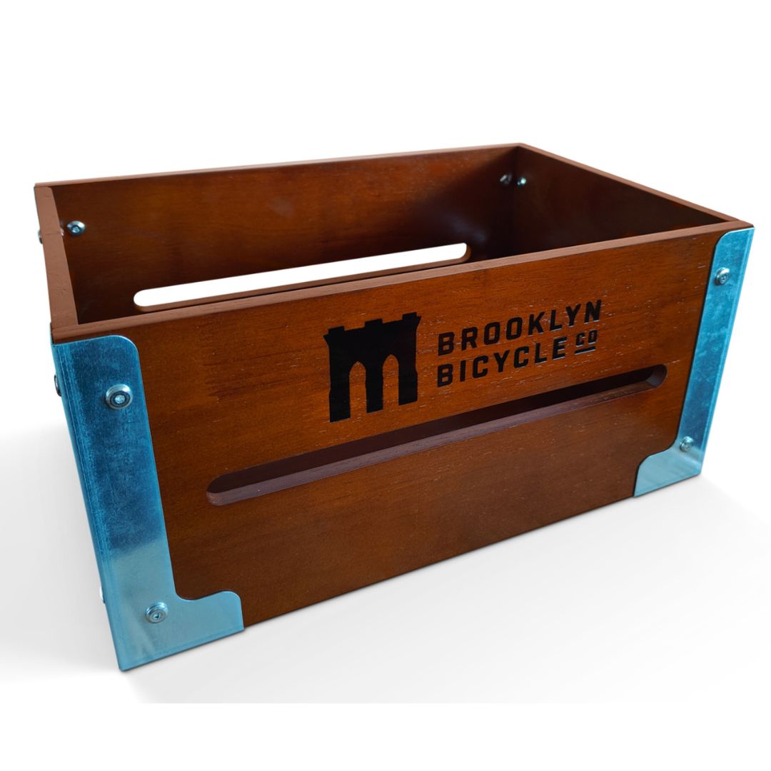 Wooden Rear Bike Crate – Brooklyn Bicycle Co.