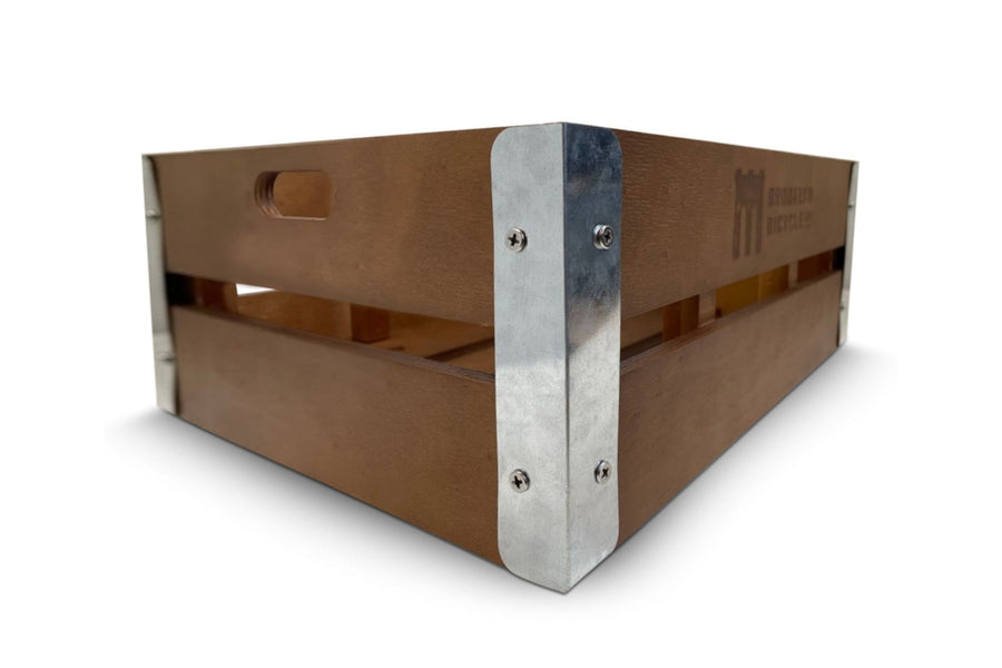 Handcrafted Wooden Bike Crate – Brooklyn Bicycle Co.